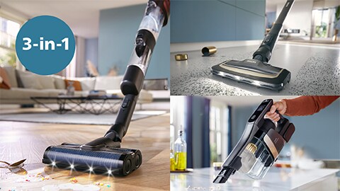 Моющий беспроводной пылесос Philips AquaTrio cерии 9000 | Philips